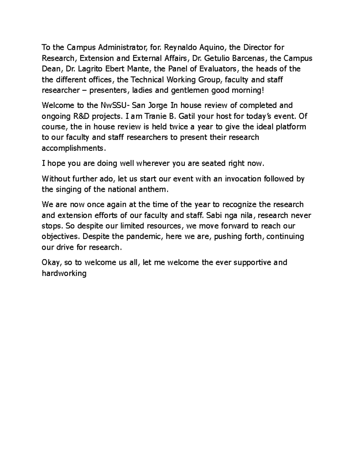 In house script - qwertujklgiyuyjhtrgfegrthjyciy - To the Campus ...