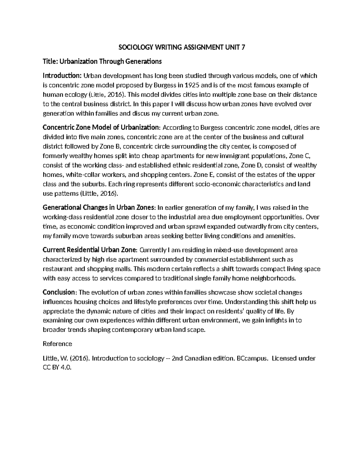 Sociology Writing Assignment UNIT 7 - SOCIOLOGY WRITING ASSIGNMENT UNIT ...