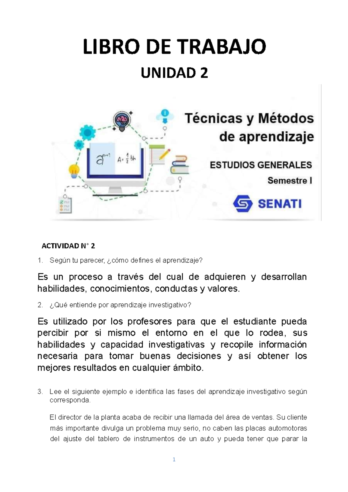 Alisbeth Castillo ( Métodos Y Tecnicas) unidad 2 - 1 LIBRO DE TRABAJO ...