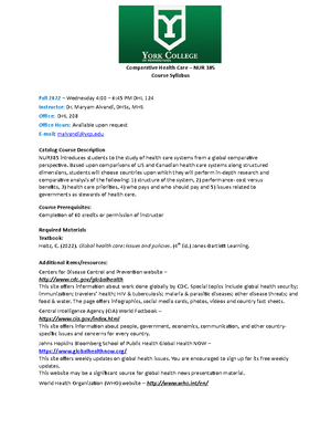 Rich SOC 225Fall2022Syllabus 2 - Course Syllabus SOC/WGS 225 Family ...