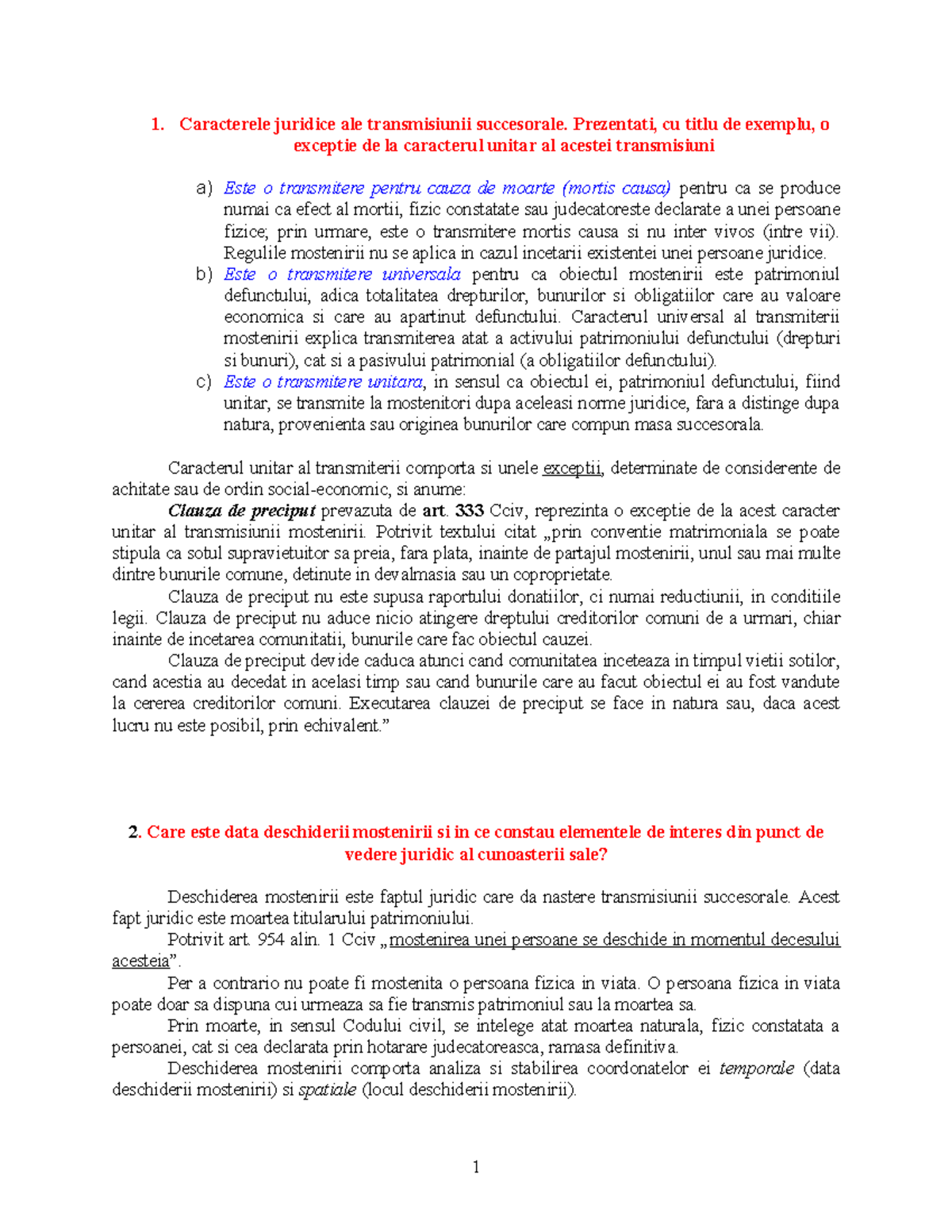 Subiecte examen dr civil succesiunisinteza 17042016 0809 - Caracterele ...