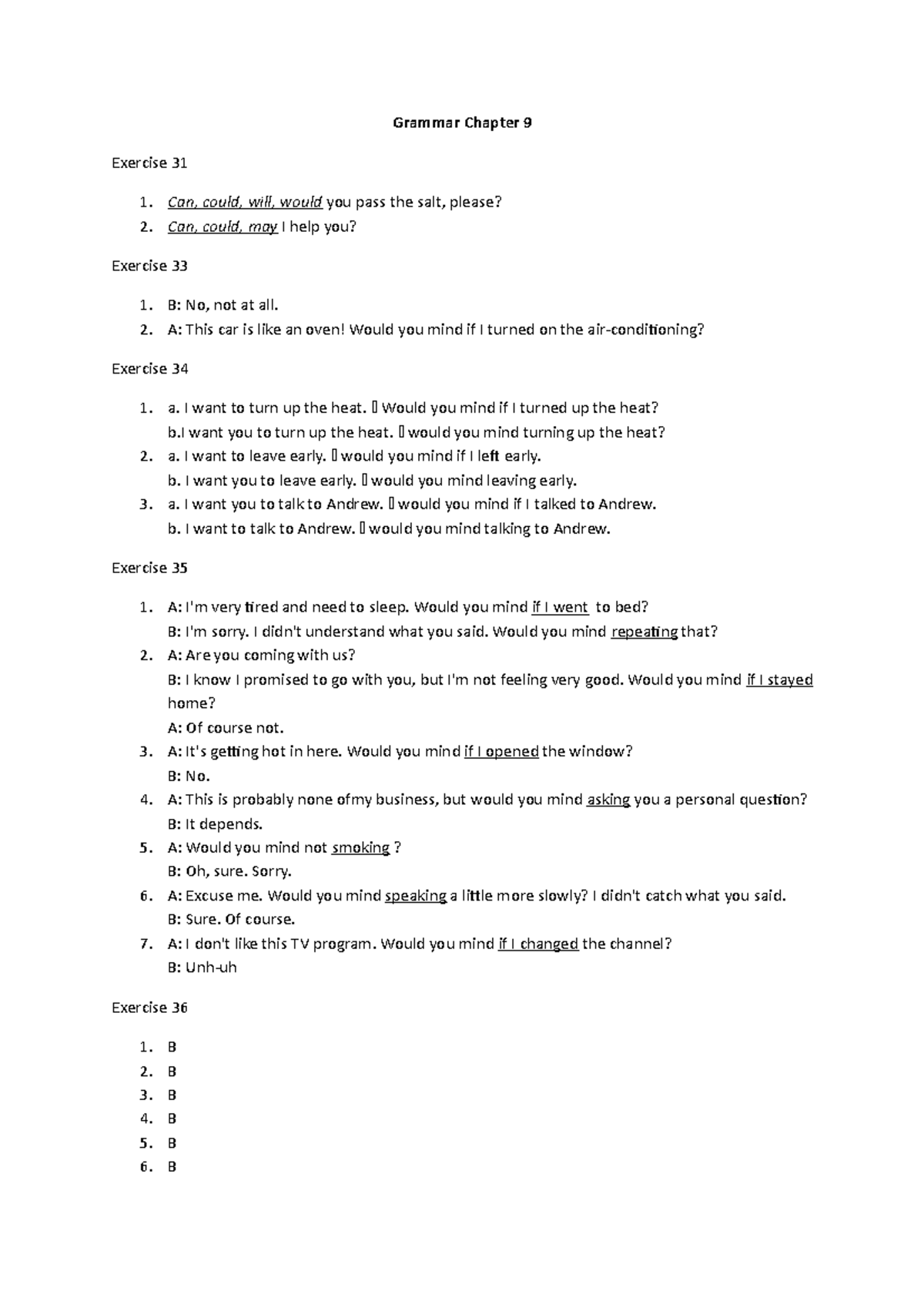 grammar-chapter-9-exercise-31-33-34-35-36-40-42-43-grammar