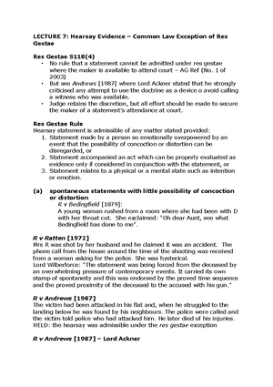 Lecture 3 - LECTURE 3: Identification evidence - Pre-trial and Trial ...