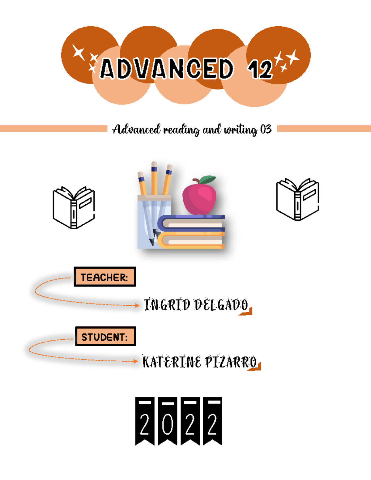 Portfolio Advanced 12 - ####### Advanced reading and writing 03 TEACHER ...