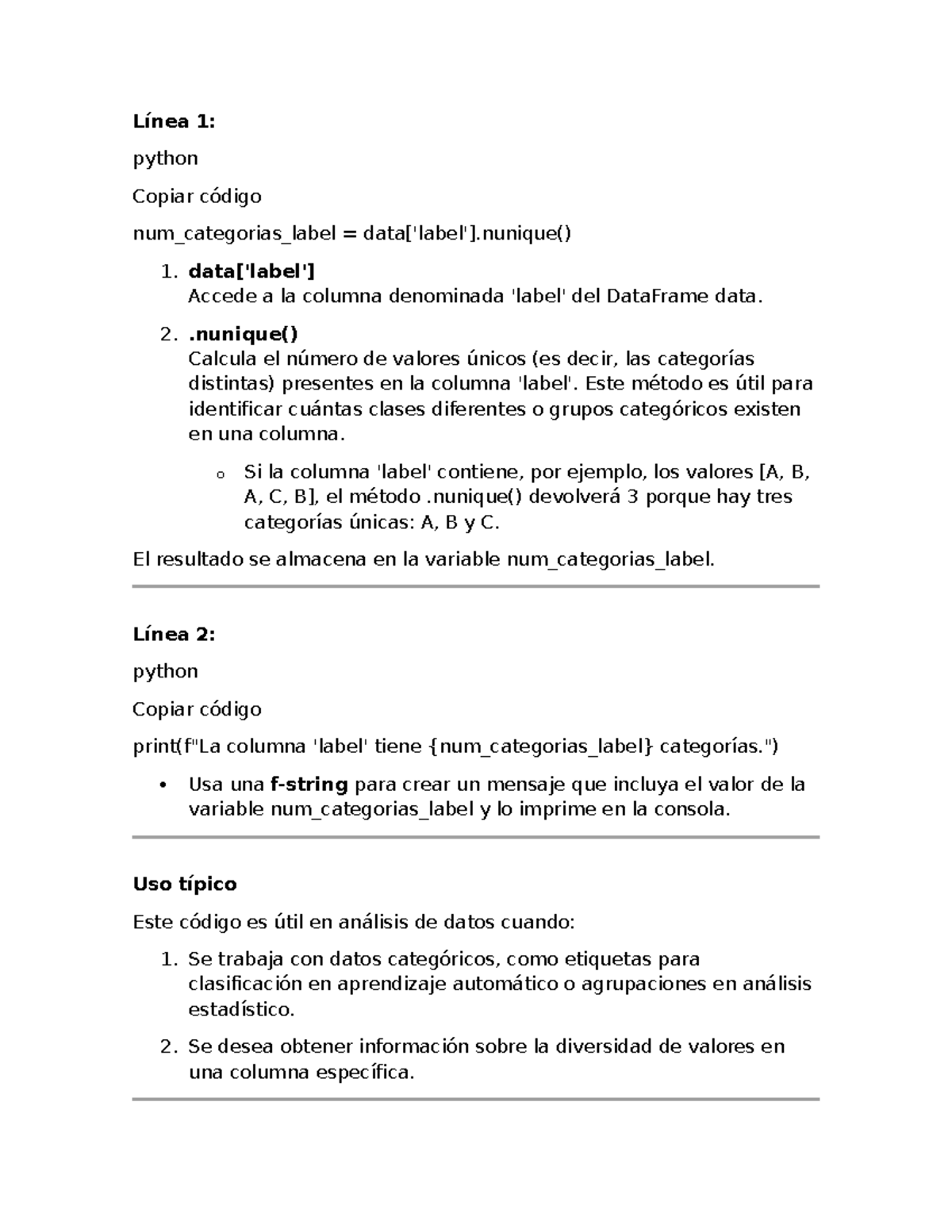 Doc8 - no tiene una descripción como tal - Línea 1: python Copiar ...