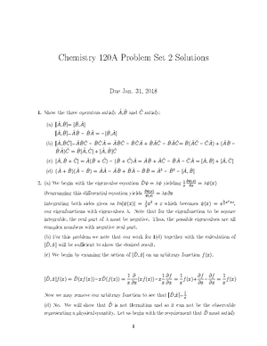 Problem set 1 assignment - Problem Set 1 Solutions Expressions of binomial probability take the ...
