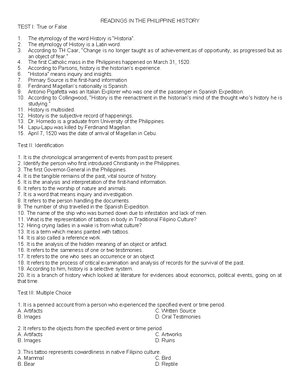 Laudatu Part 1 - Summary Reading in Philippine History - In laudato si ...