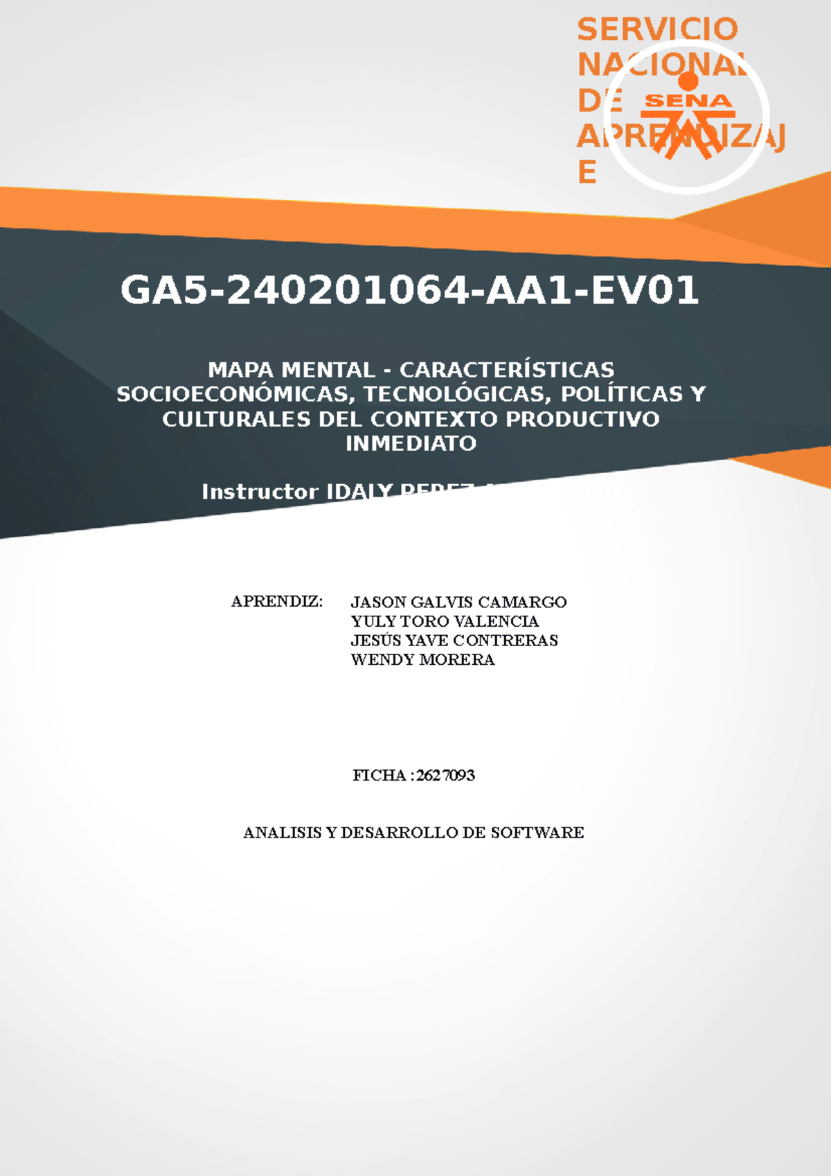 1- GA5-2402010 64-AA1-EV01 MAPA Mental - Características ...