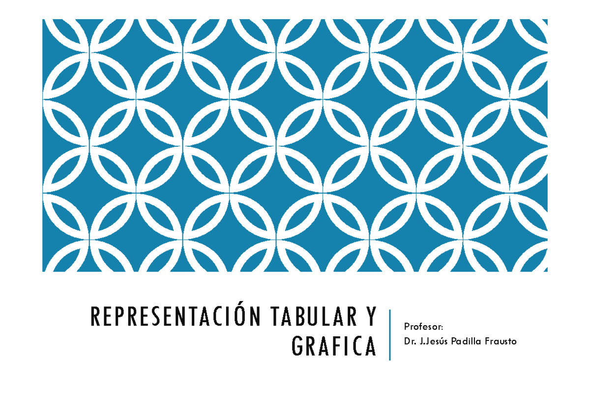 Representacion Tabular Y Grafica - REPRESENTACIÓN TABULAR Y GRAFICA ...