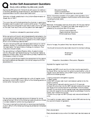 Archer II - fvjKBVSDJVSDJVCDSJVS,DLJvsdv - ARCHER CAT EXAM 145Q Study ...