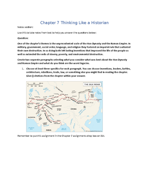 Chapter 10 Thinking Like a Historian worksheet - Chapter 10 Thinking ...
