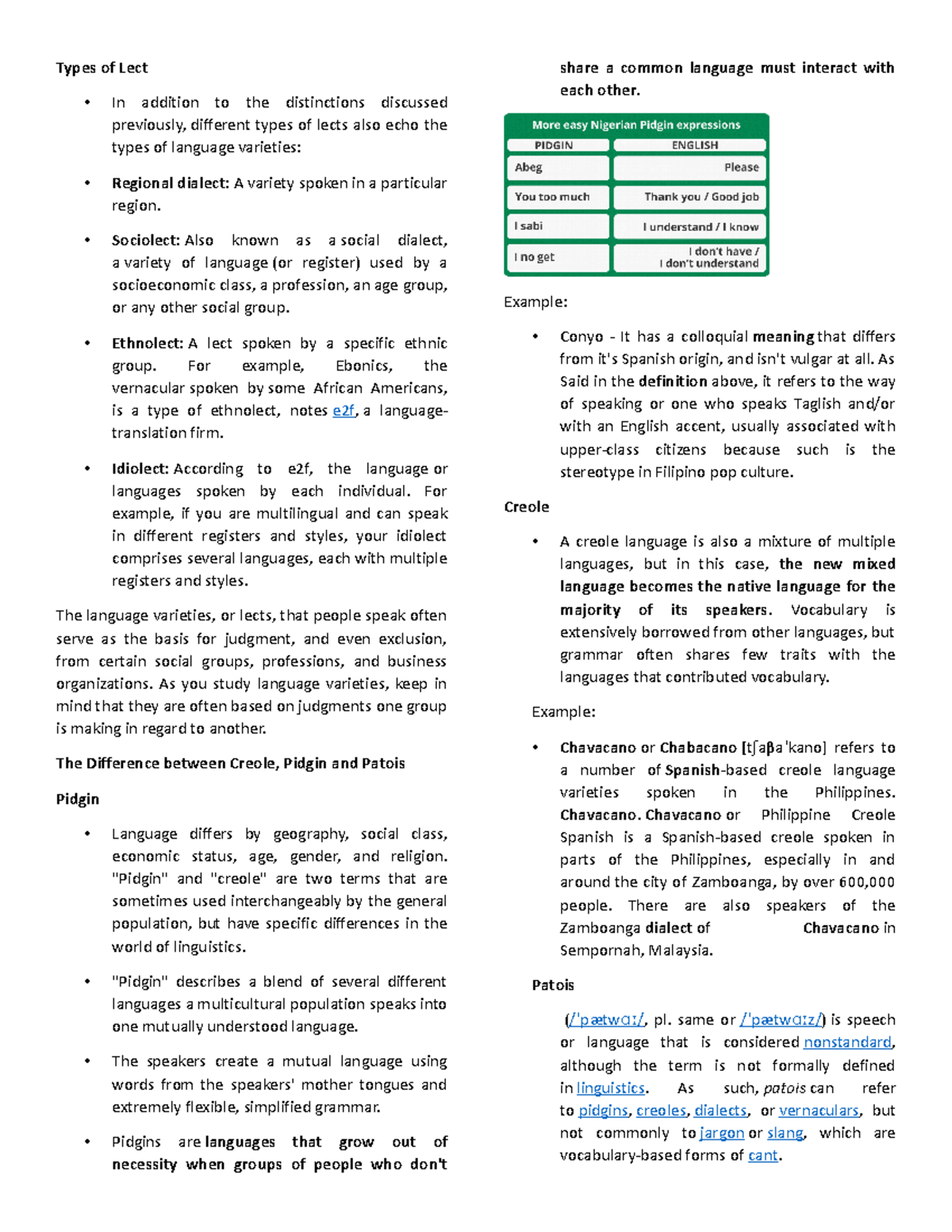 Non-summarized - Non summarized lecture notes purposive communication ...