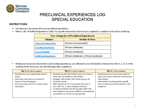 Contextual Factors - No requirements for the lesson plan, other than ...