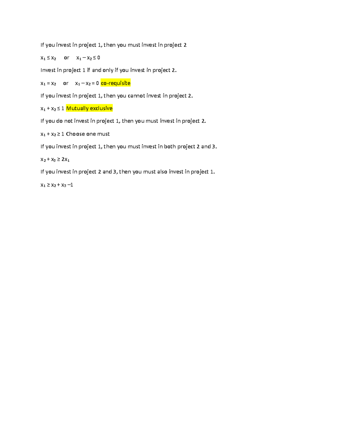 BU275 Final Review Logical constraint - BU275 - WLU - Studocu