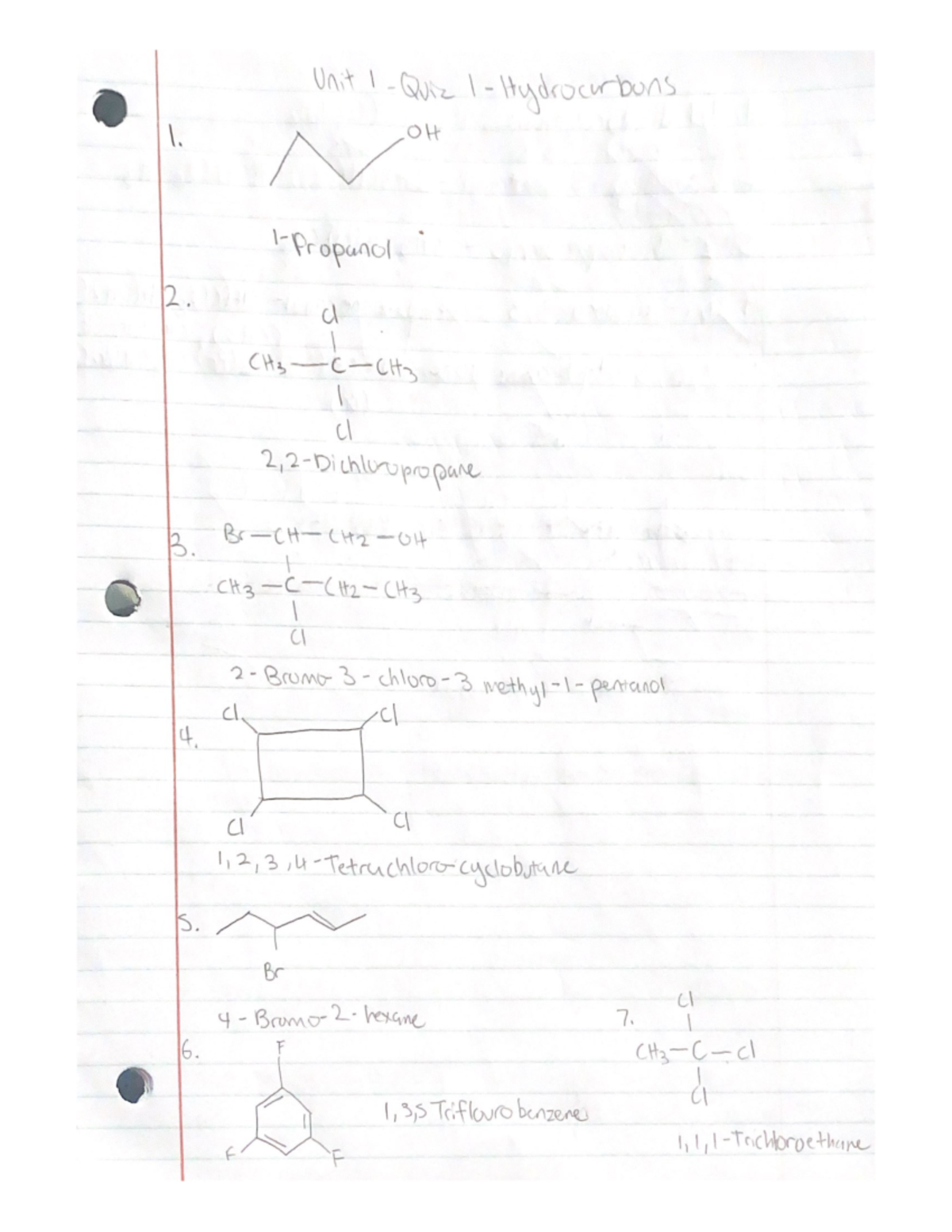 Unit 1 Work- SCH4U Chemistry - CHEM 1040 - Studocu
