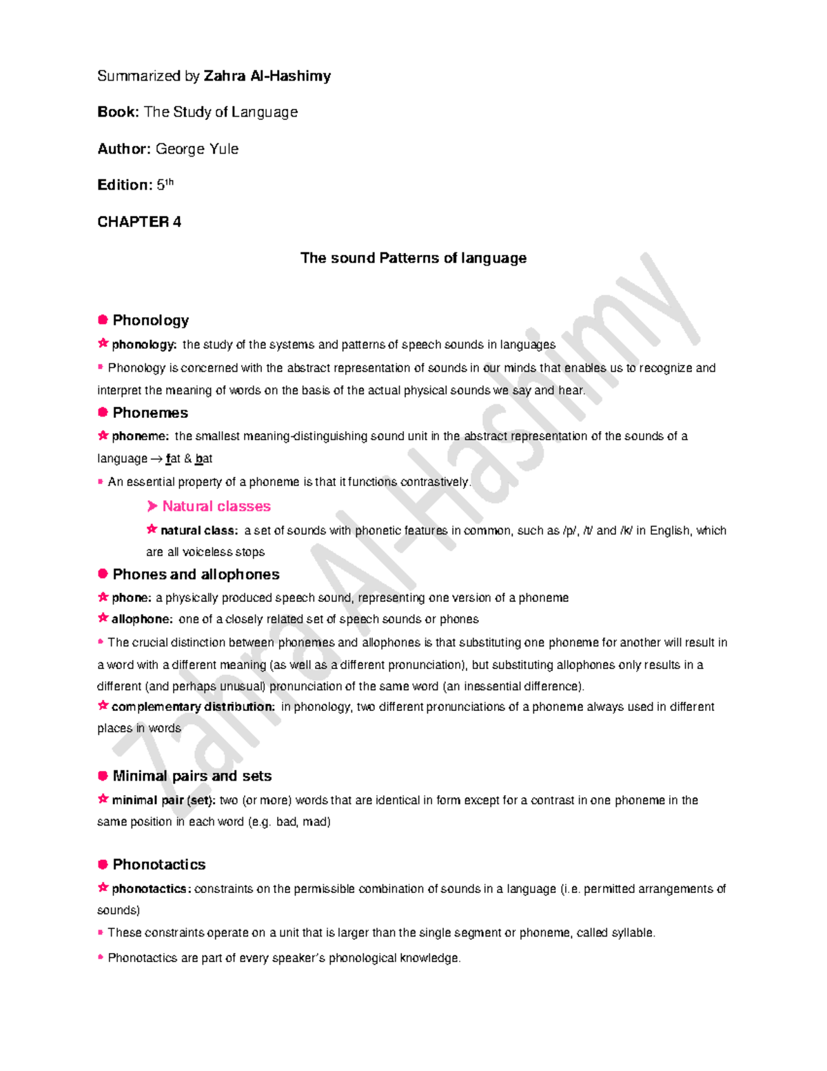 04 The sound Patterns of language (Yule) - Warning: TT: undefined function: 32 Warning: TT ...