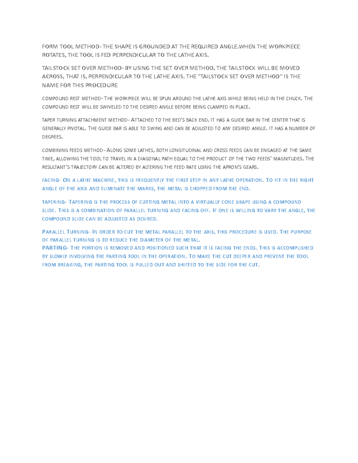 FORM TOOL Method - JNNMZMZKKMZ - FORM TOOL METHOD- THE SHAPE IS ...