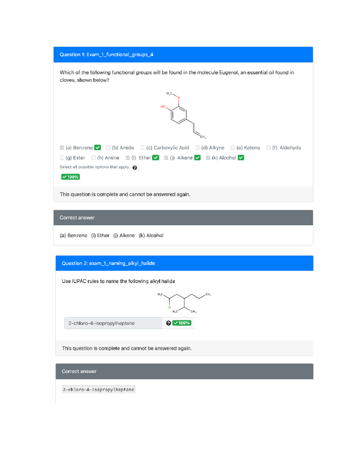 Chem 104 Quiz 1 Review - CHEM 104 - Studocu