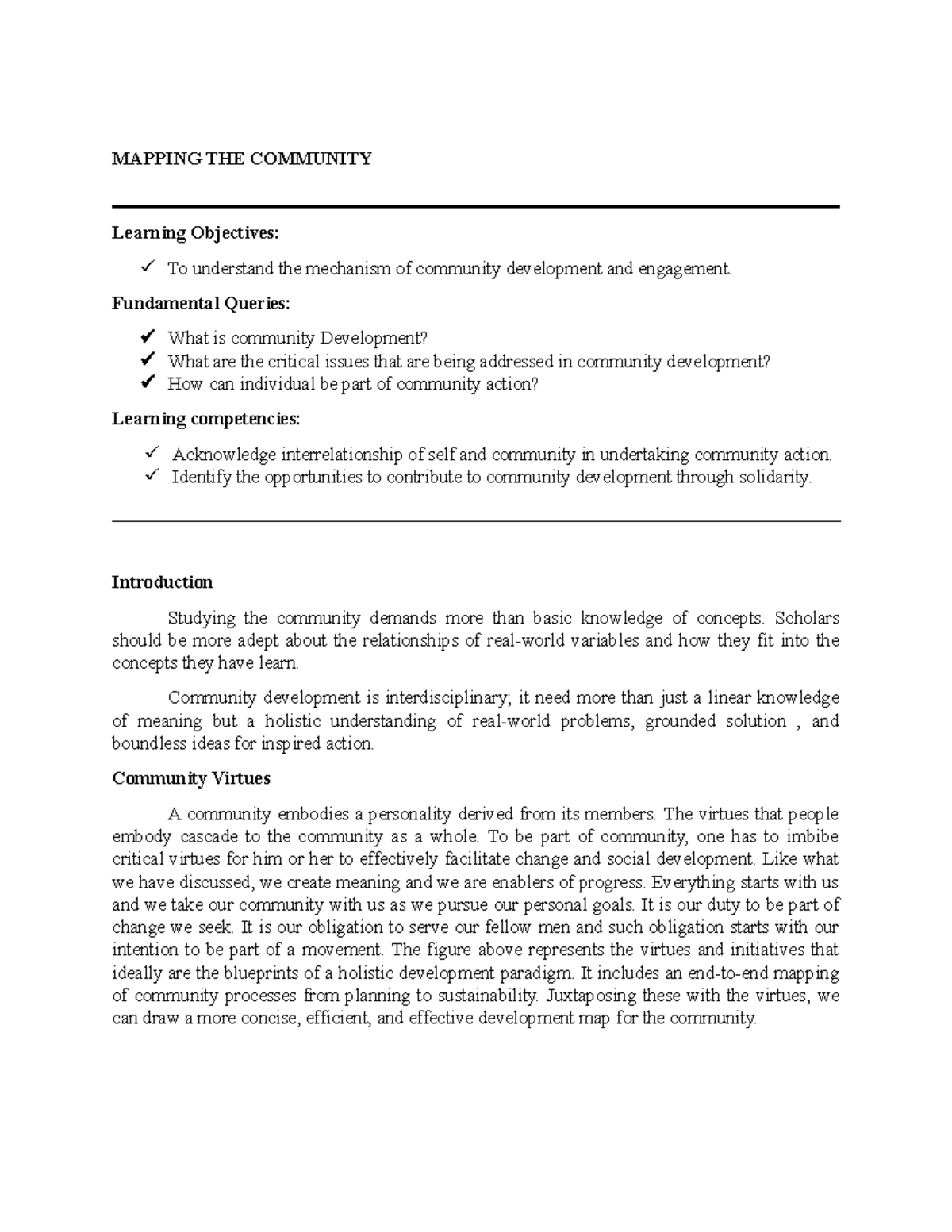 Mapping THE Community 082053 - MAPPING THE COMMUNITY Learning ...
