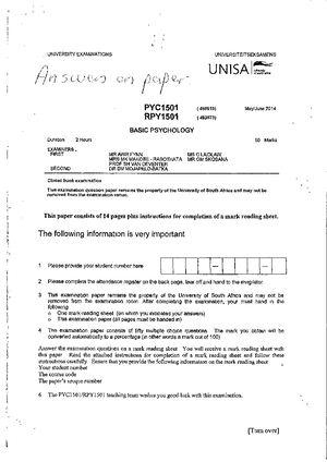 PYC1501 Ass 1 - Assessment - Assesment 1 The... consists of the structures that influence fear ...