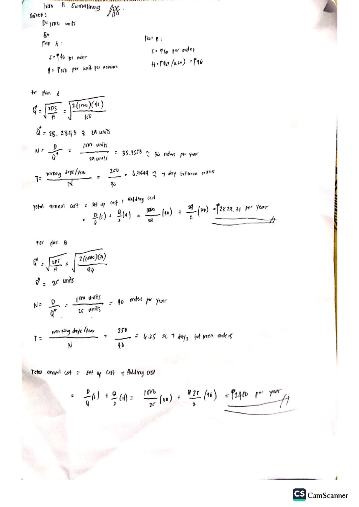 Sumalinog quiz 2 solution - Bachelor of Secondary Education - CamScanner CamScanner - Studocu