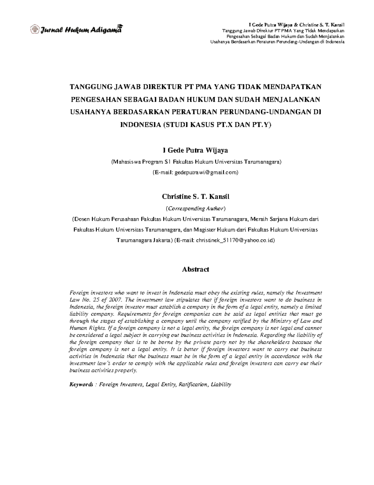 2849 6434 1 SM - Jurnal - Strategic Management - USM - Studocu