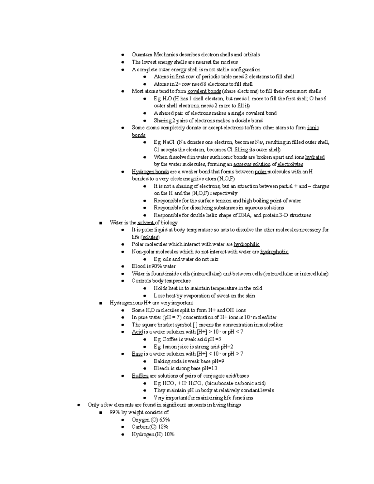Exam 3 Review- PDF - Quantum Mechanics describes electron shells and ...
