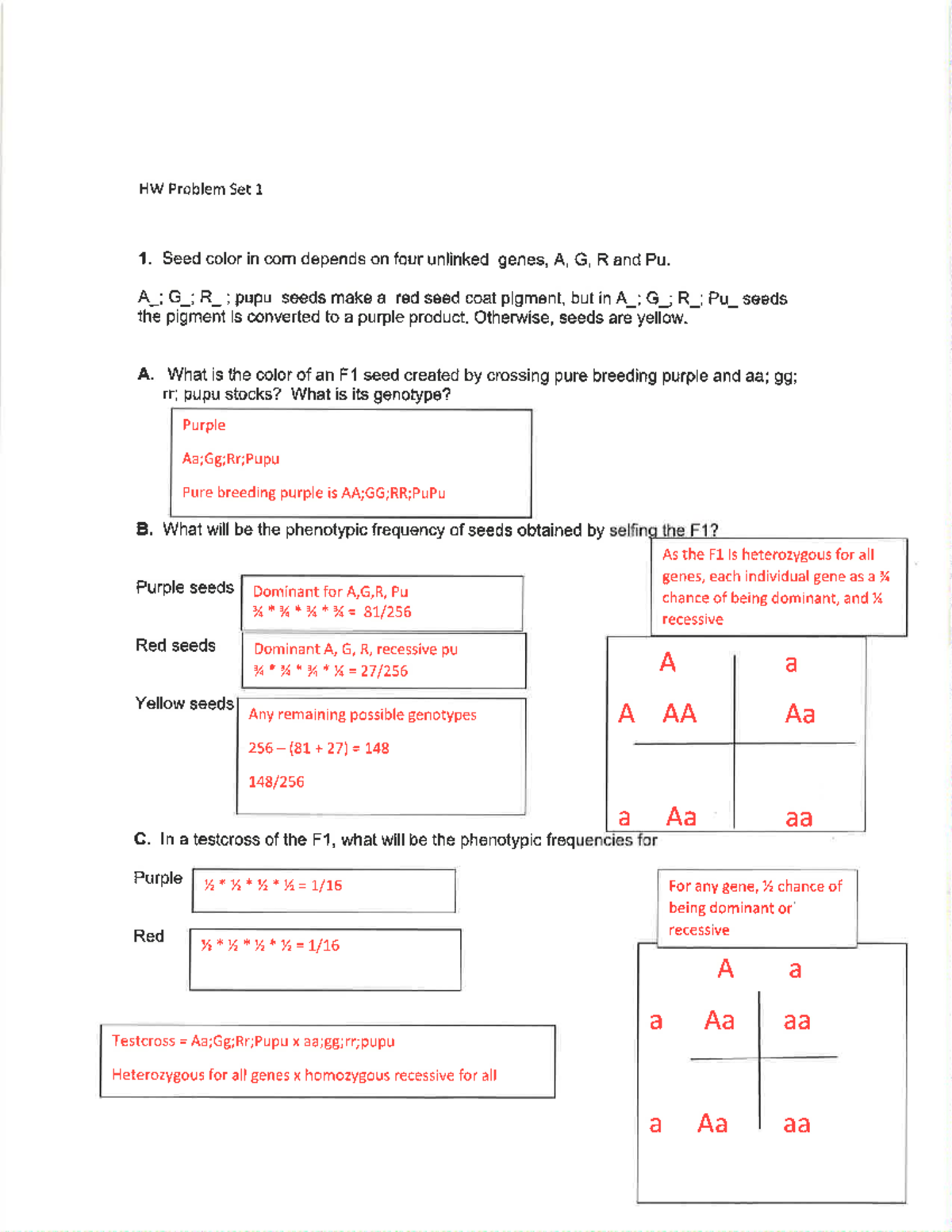 Hw-1 Key - hw help - BIOS 220 - UIC - Studocu