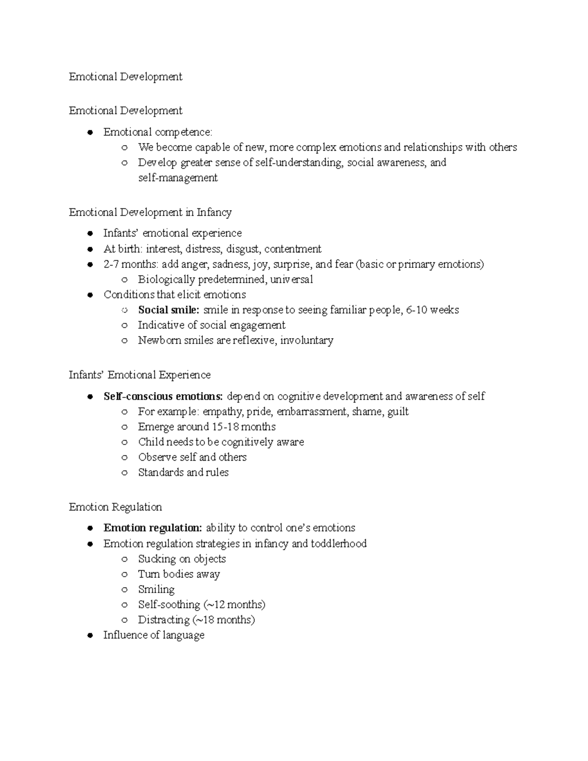 Emotional Development - Emotional Development Emotional Development ...
