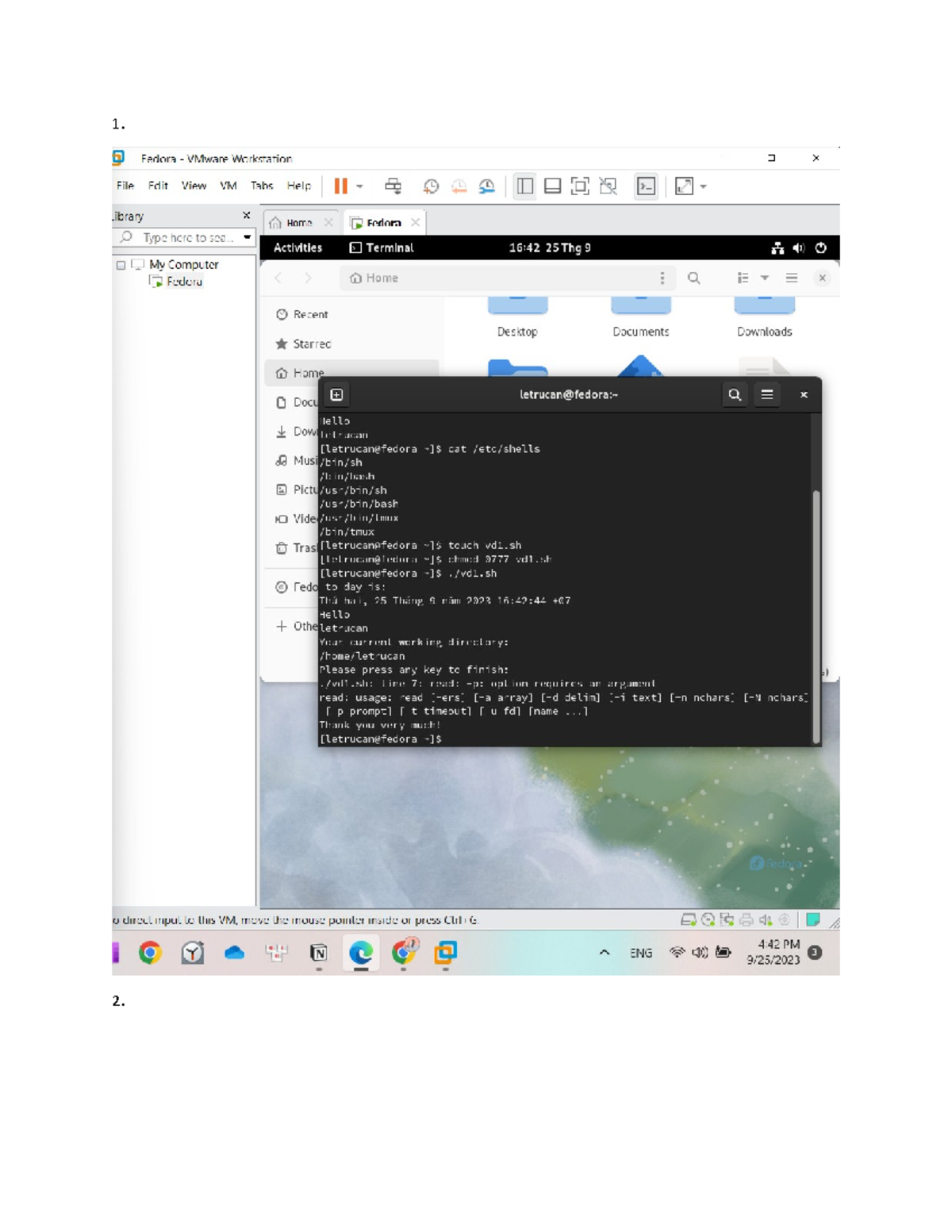 ACTI1 LAB2 Le Truc An - LAB2 - Operating System - Studocu