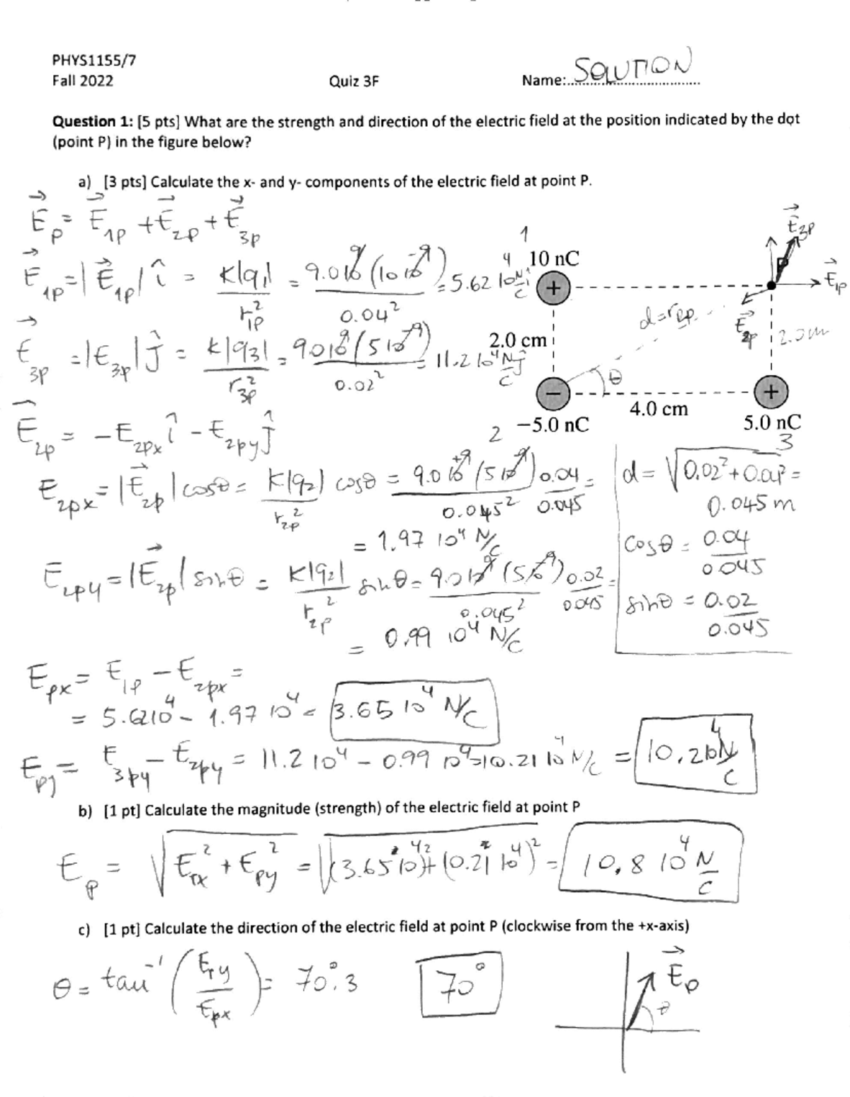 PHYS1157FA22Q3F Sol - Quiz solutions - PHYS 1151 - Studocu