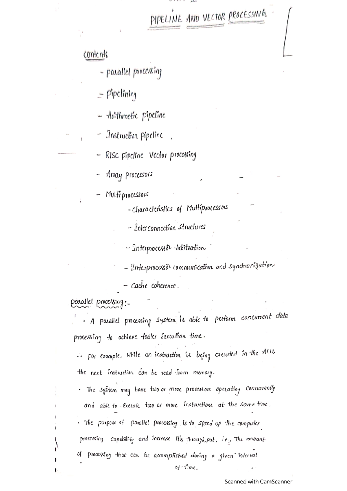 Jntuk 2-1 Computer Organization - UNIT-5 - COMPUTER SCIENCE ENGINEERING ...