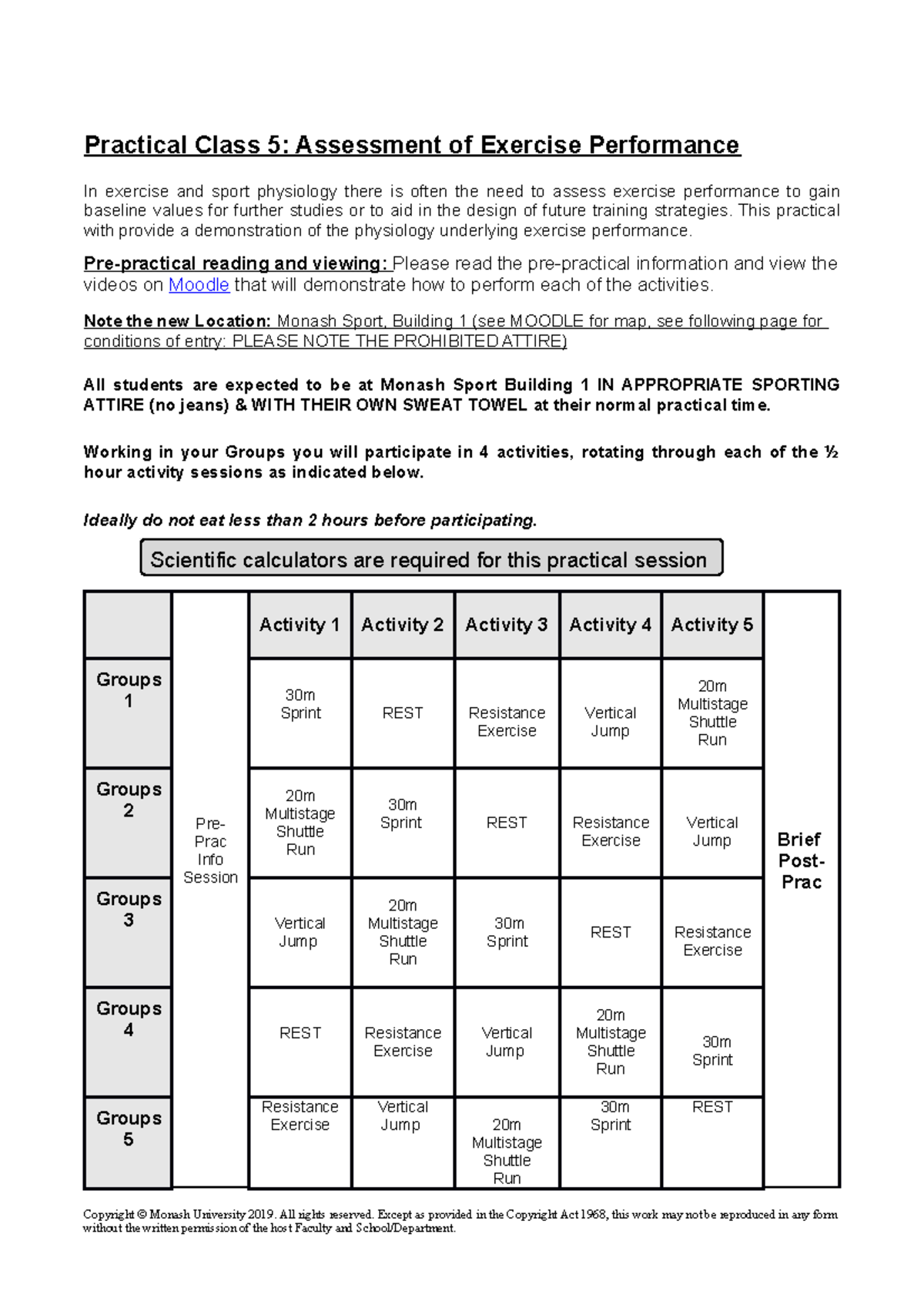 Practical Class 5 - This practical with provide a demonstration of the ...