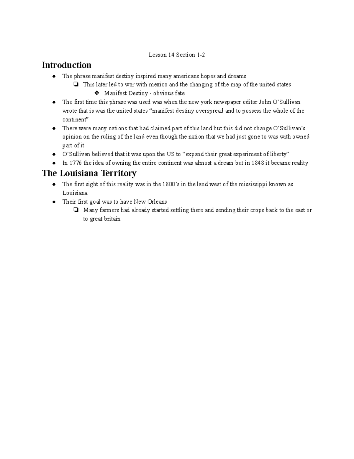 Lesson 14 Section 1-2 - Lesson 14 Section 1- Introduction The phrase ...