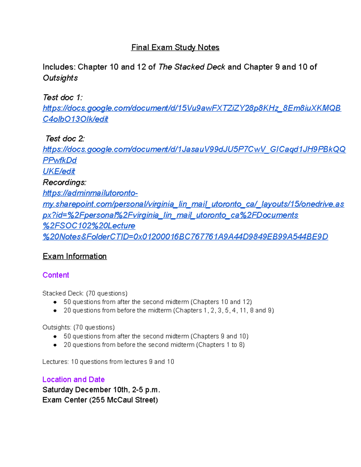 Final Exam Study Notes - Summary Social Inequality - Final Exam Study ...