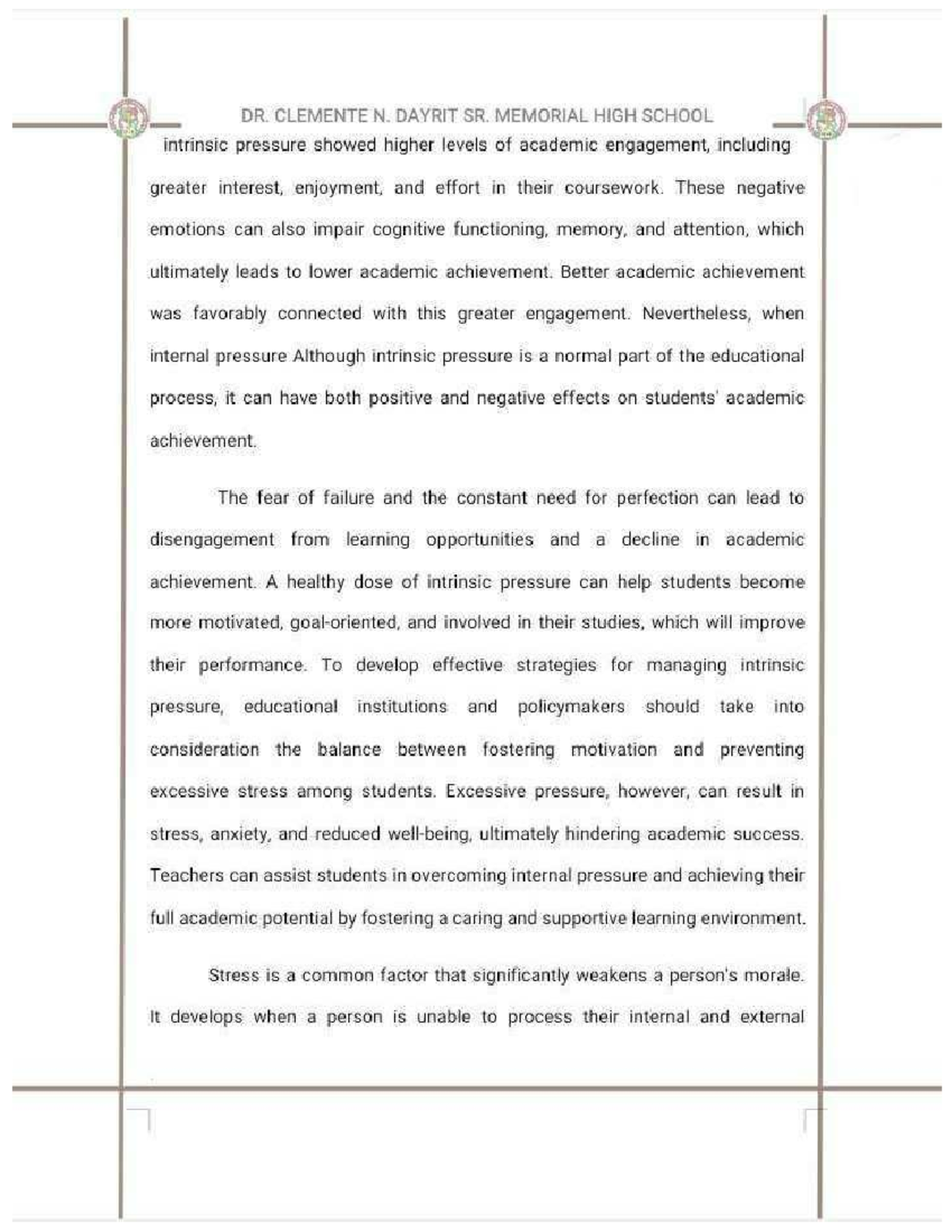 Doc4 - Nice material - Bachelor of Secondary Education - Studocu