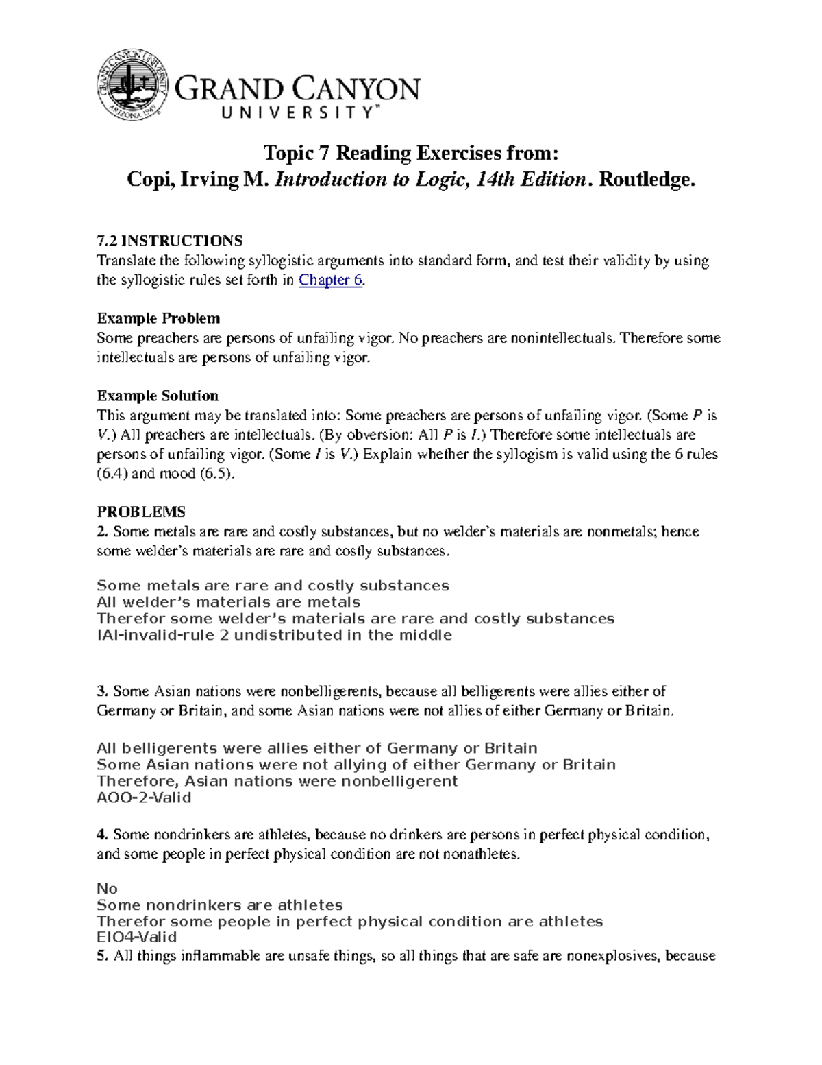 COM362 T7 Reading Exercises - Final - Topic 7 Reading Exercises from ...