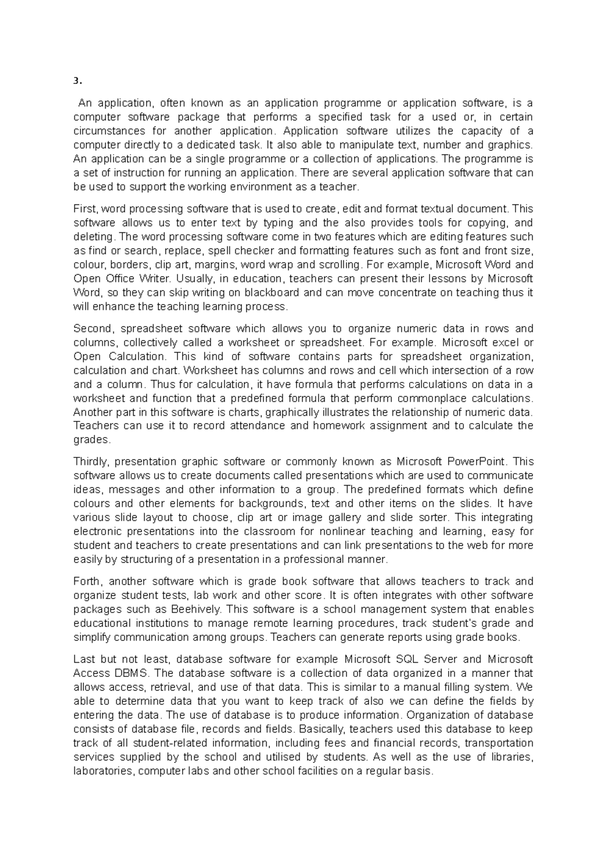 Assignment Csc 134 Point 3 3 An Application Often Known As An Application Programme Or