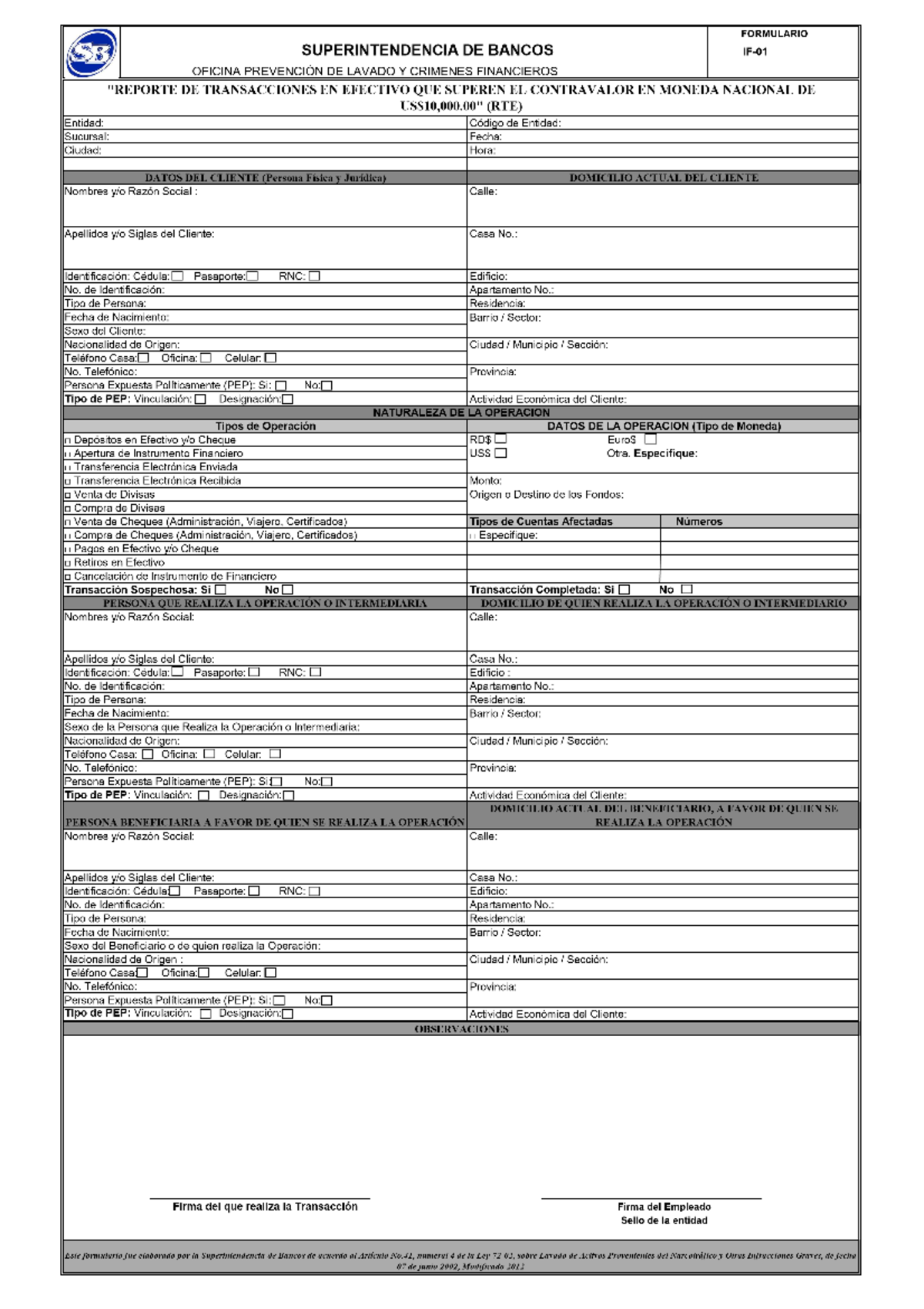 Formulario if-01 - Contabilidad General - Studocu