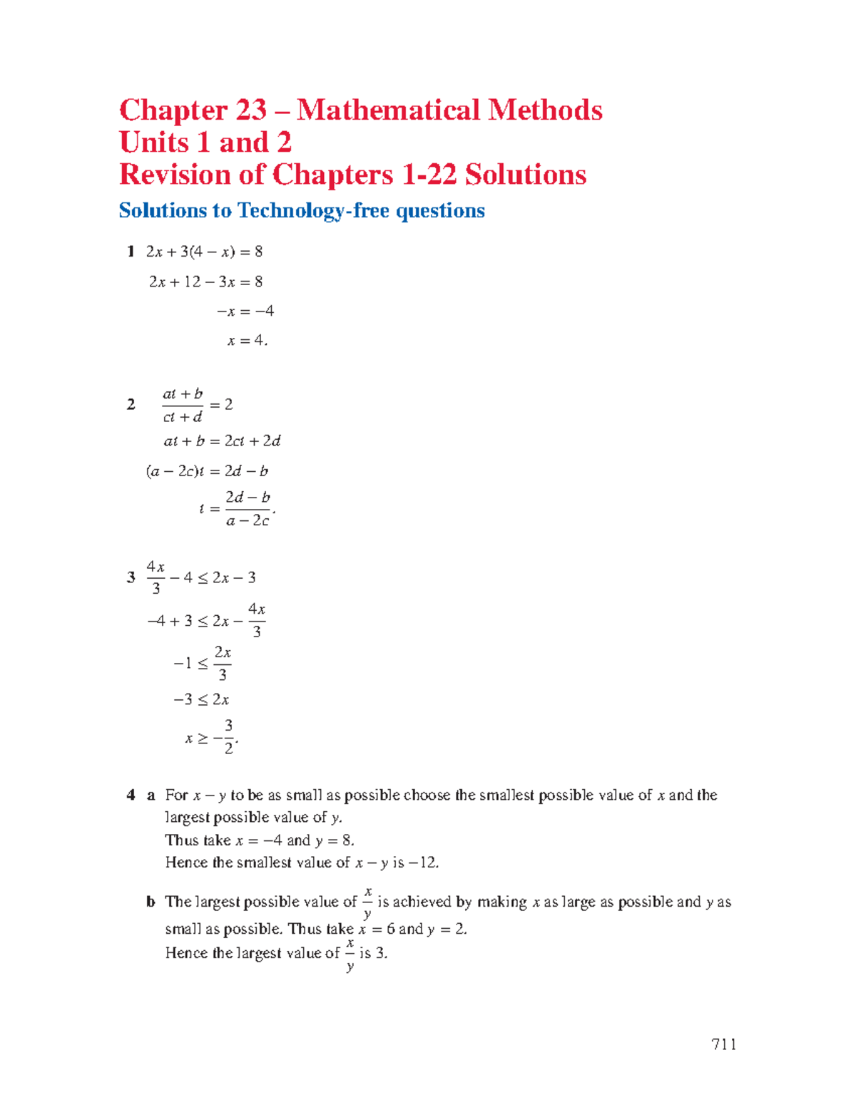 Chapter 23 worked solutions - Chapter 23 – Mathematical Methods Units 1 ...