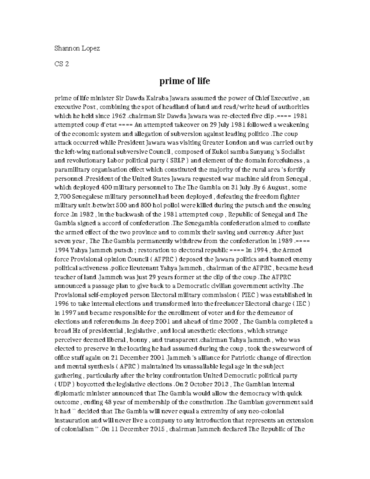 4 prime of life - just yapping - Shannon Lopez CS 2 prime of life prime ...