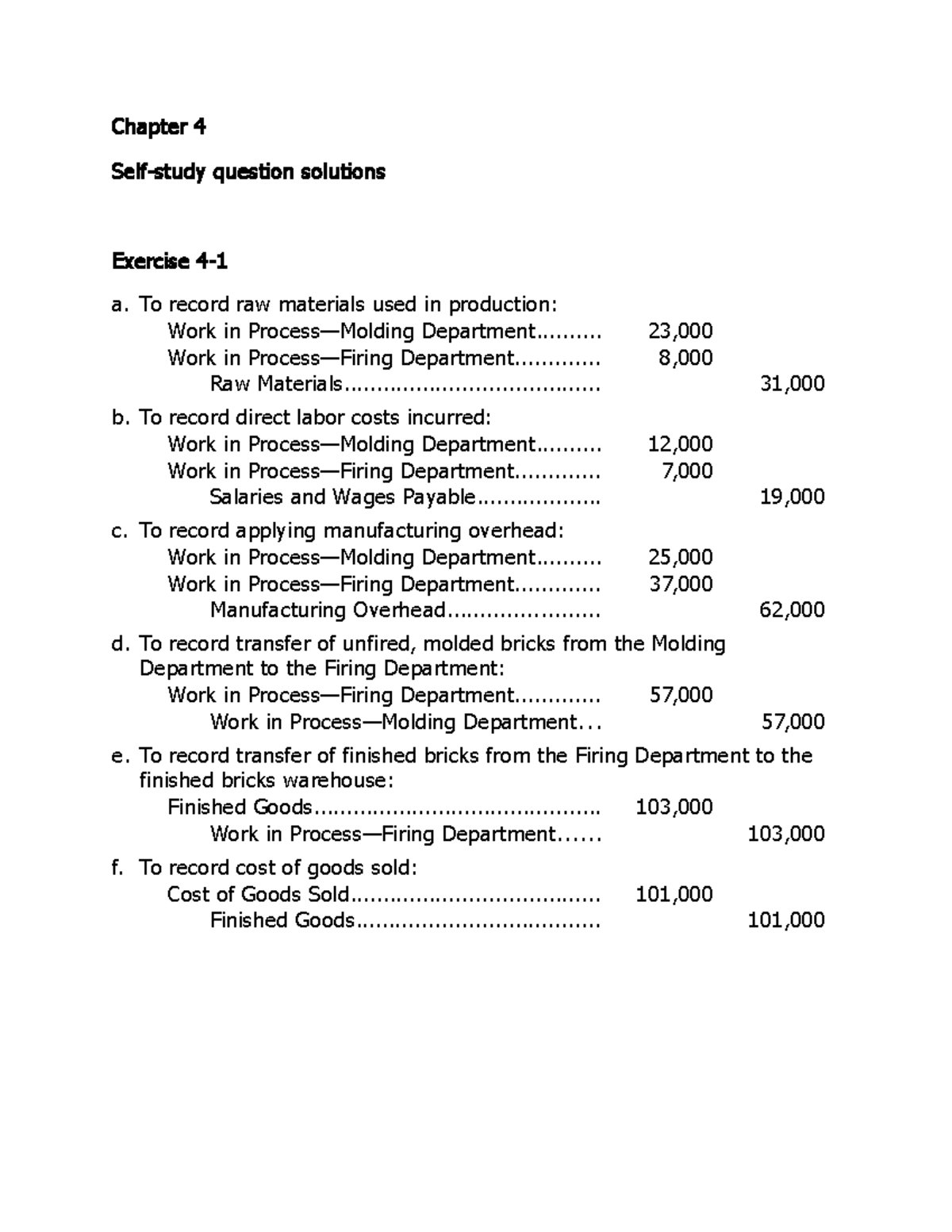 Self-study question solutions - Chapter 4 Self-study question solutions ...