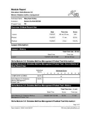 ATI fundamentals checklist ati report sheets for nursing students ...
