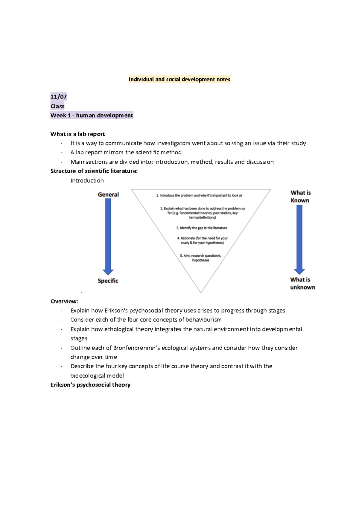 Individual and social development notes - Google Docs - Individual and ...