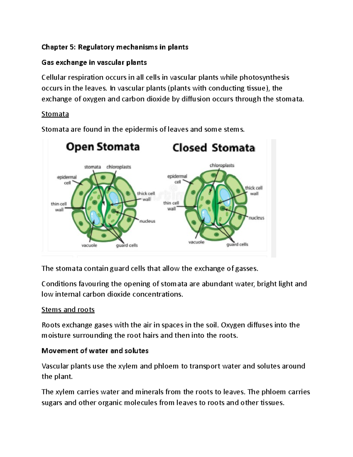 Chapter 5 regulation of systems - Chapter 5: Regulatory mechanisms in ...
