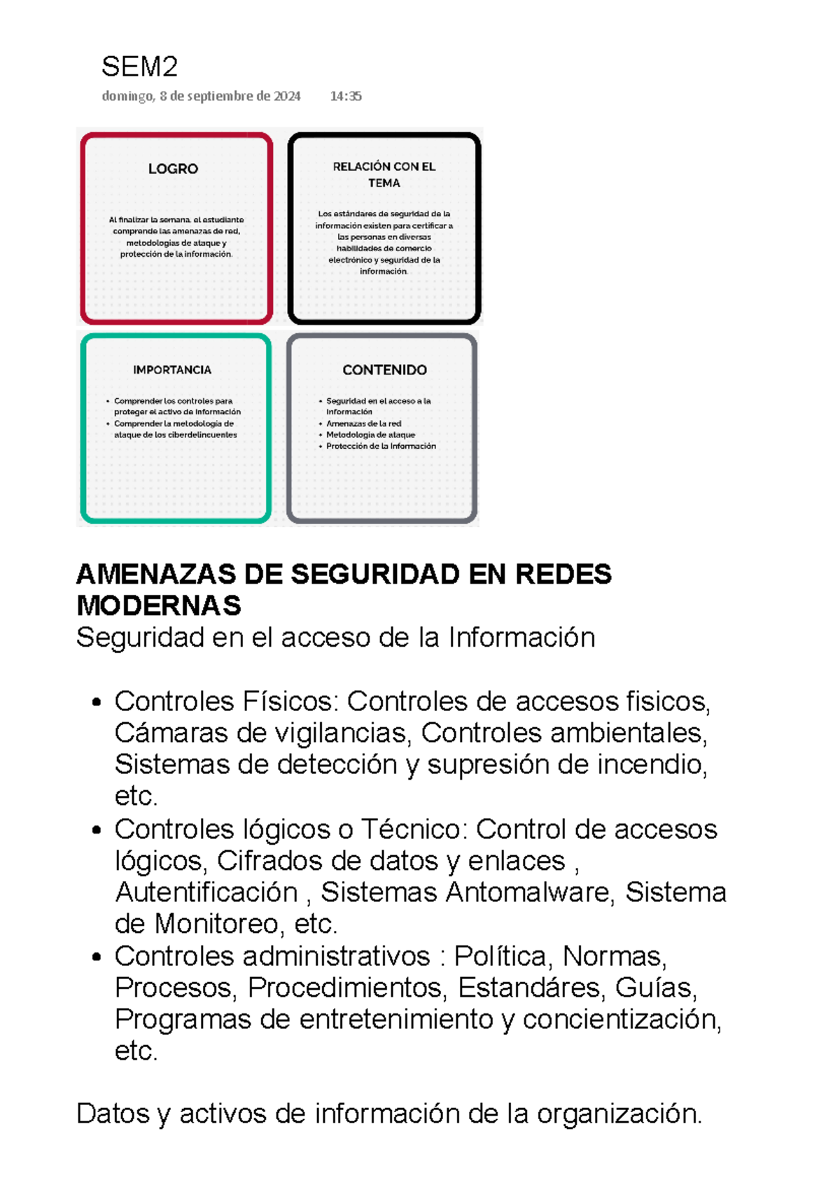 Sem2 - wdwdw dwd7wdwdwdwd87wdw8 - AMENAZAS DE SEGURIDAD EN REDES ...
