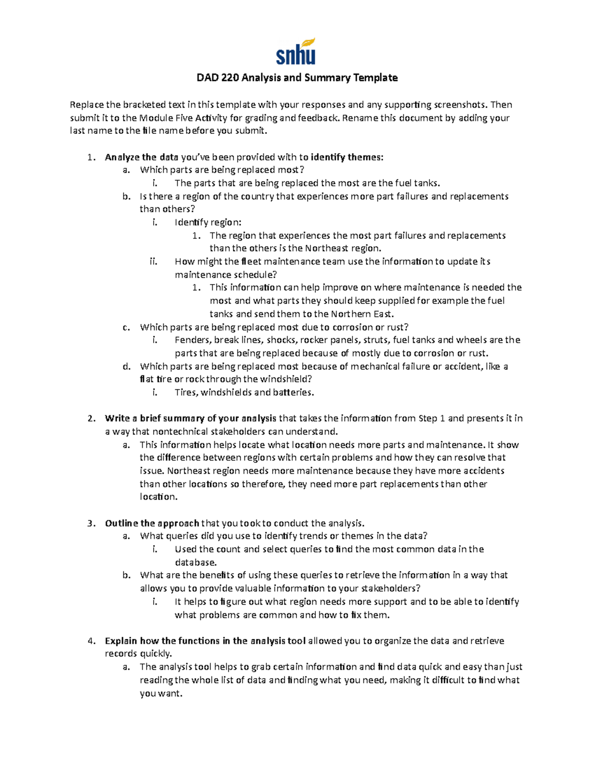 Dad 220 Analysis And Summary Anthony Rodriguez Dad 220 Analysis And