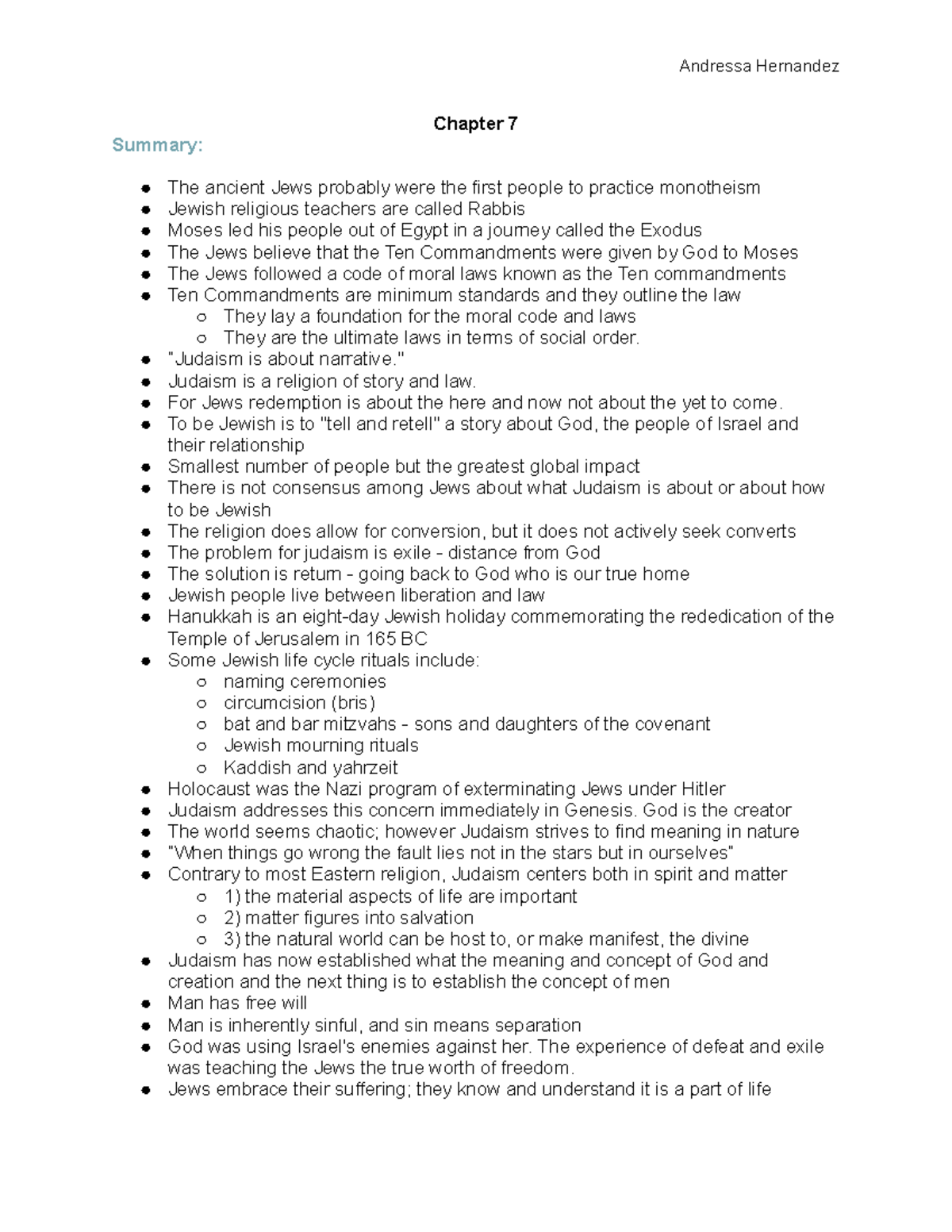 God Is Not One Reading journal chapter 7 - Andressa Hernandez Chapter 7 ...