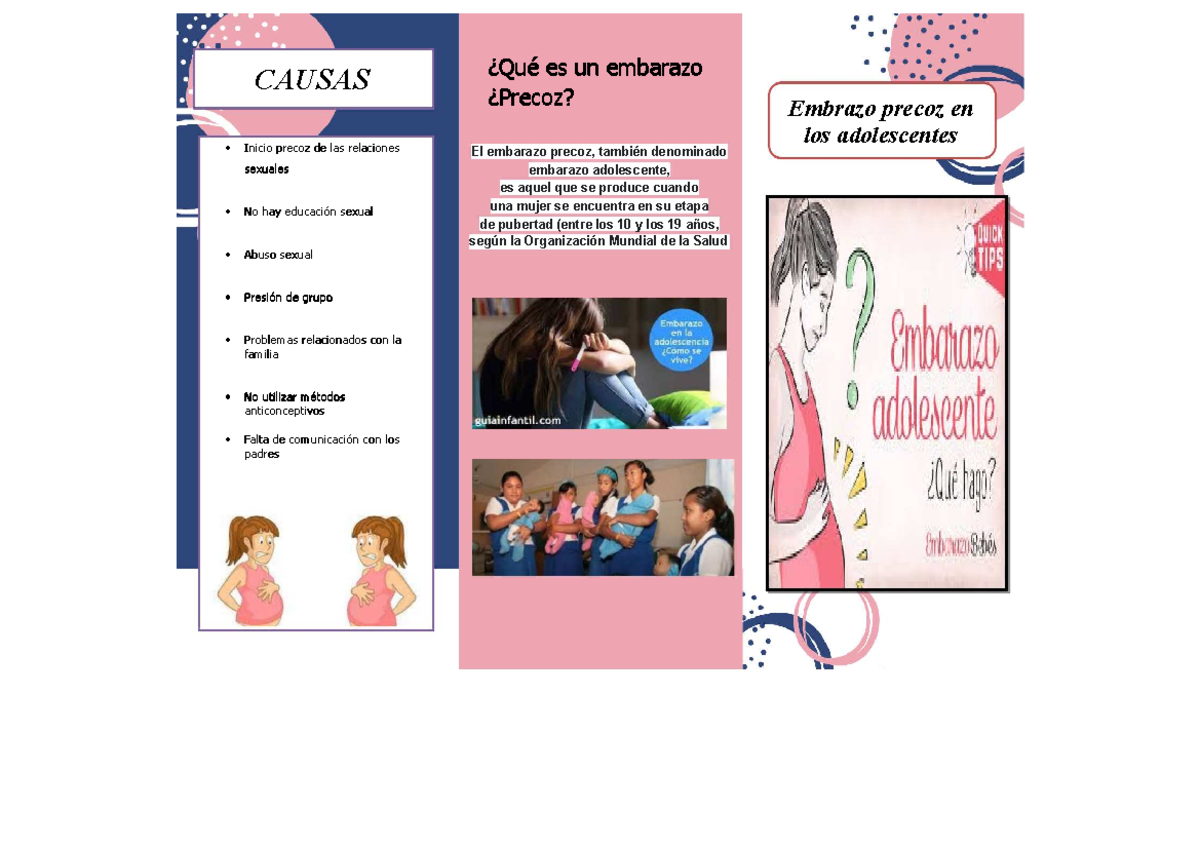 Triptico-del-embarazo-precoz compress - ¿Qué es un embar¿Qué es un ...