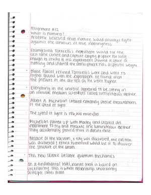 Assignment 10 - PHYS 1415 - Studocu